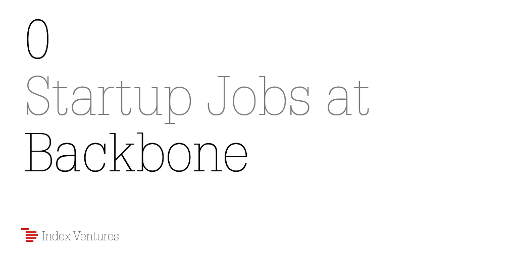 Backbone: Technical Program Manager...