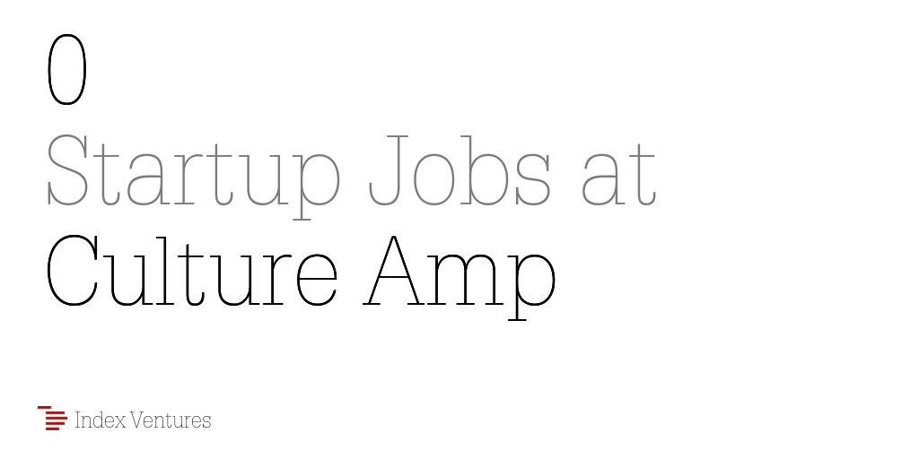 Culture Amp: Engineer - Perform