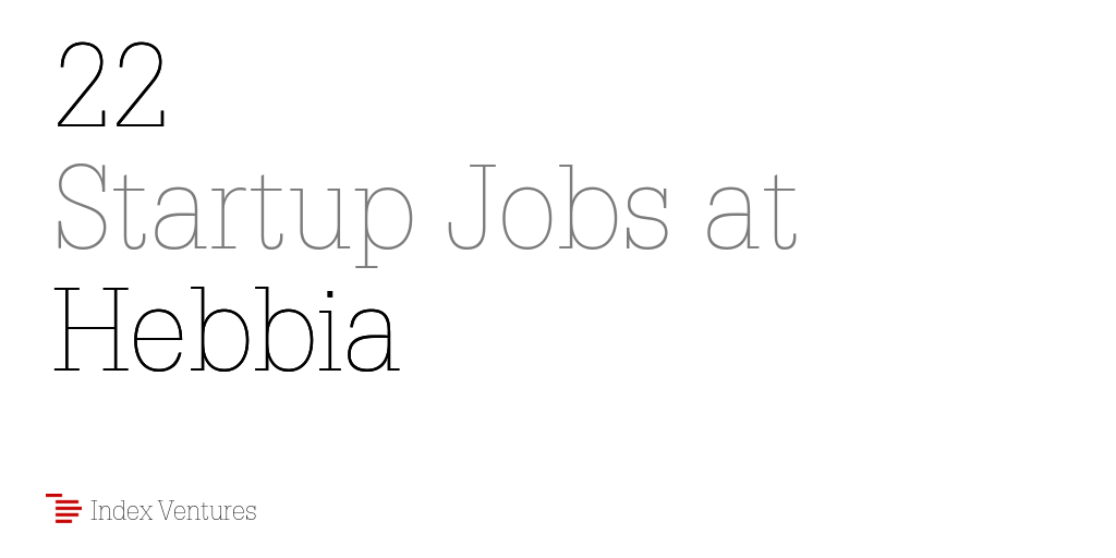 21 Startup Jobs at Hebbia