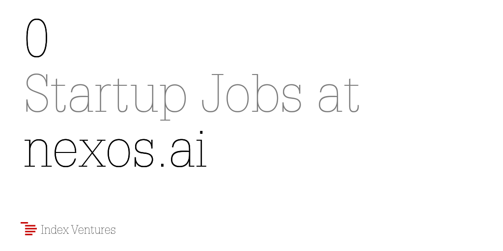 0 Startup Jobs at nexos.ai