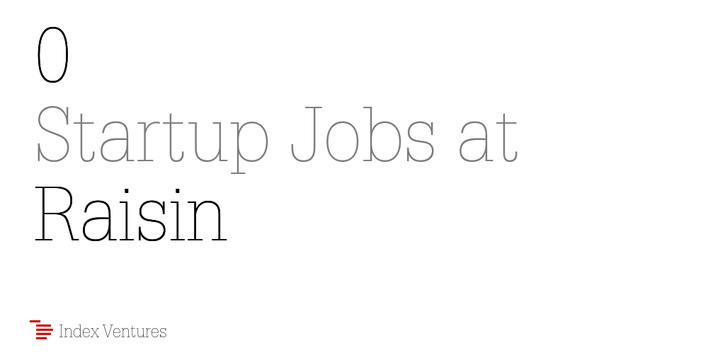 Raisin: (Senior) Financial Controller UK