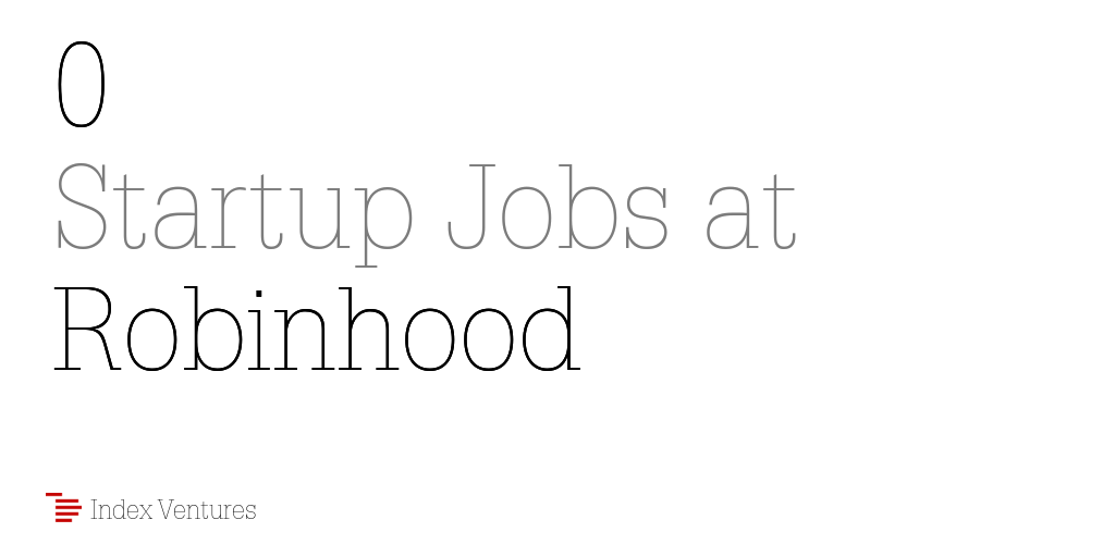 Robinhood: Applications Developer,...