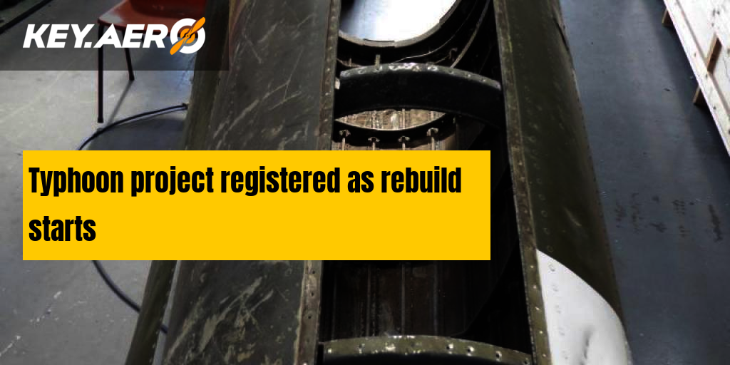 Typhoon project registered as rebuild starts