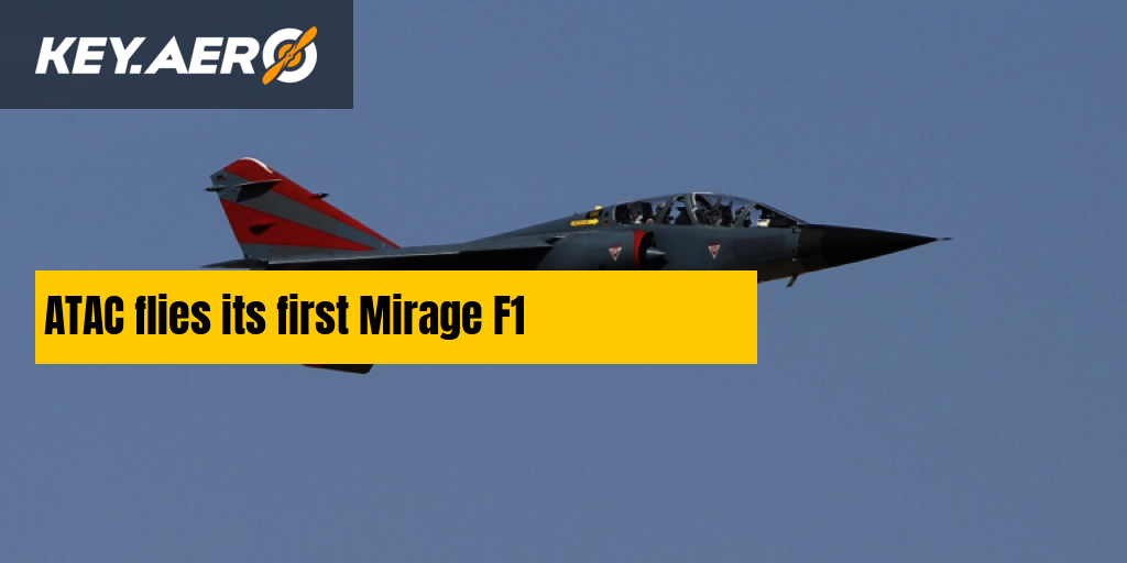 ATAC flies its first Mirage F1