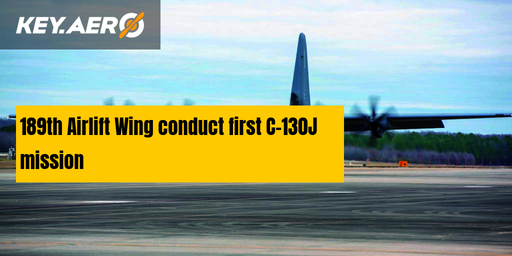 189th Airlift Wing conduct first C-130J mission
