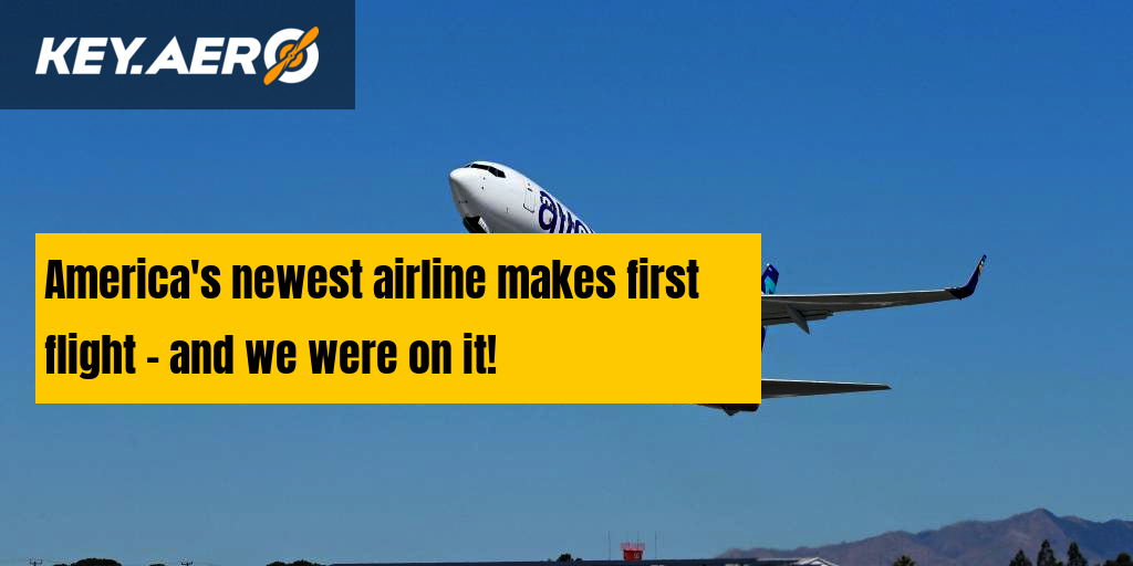 America's newest airline makes first flight - and we were on
