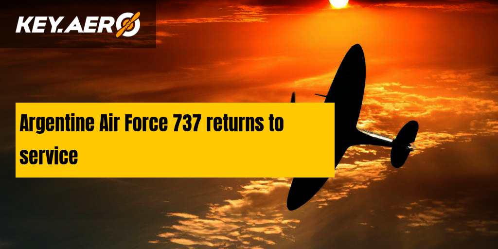 Argentine Air Force 737 returns to service