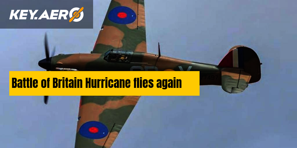 Battle of Britain Hurricane flies again