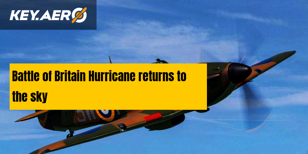 Battle of Britain Hurricane returns to the sky