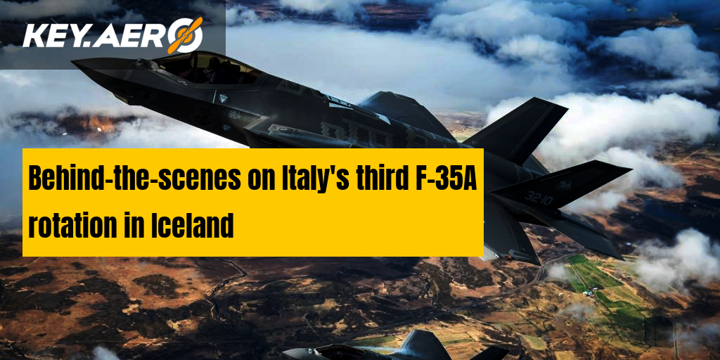 Behind-the-scenes on Italy's third F-35A rotation in