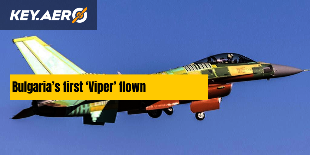 Bulgaria’s first ‘Viper’ flown