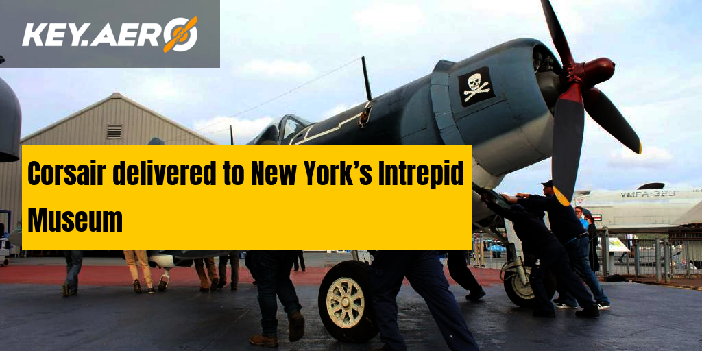 Corsair delivered to New York’s Intrepid Museum