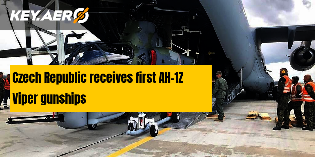 Czech Republic receives first AH-1Z Viper gunships
