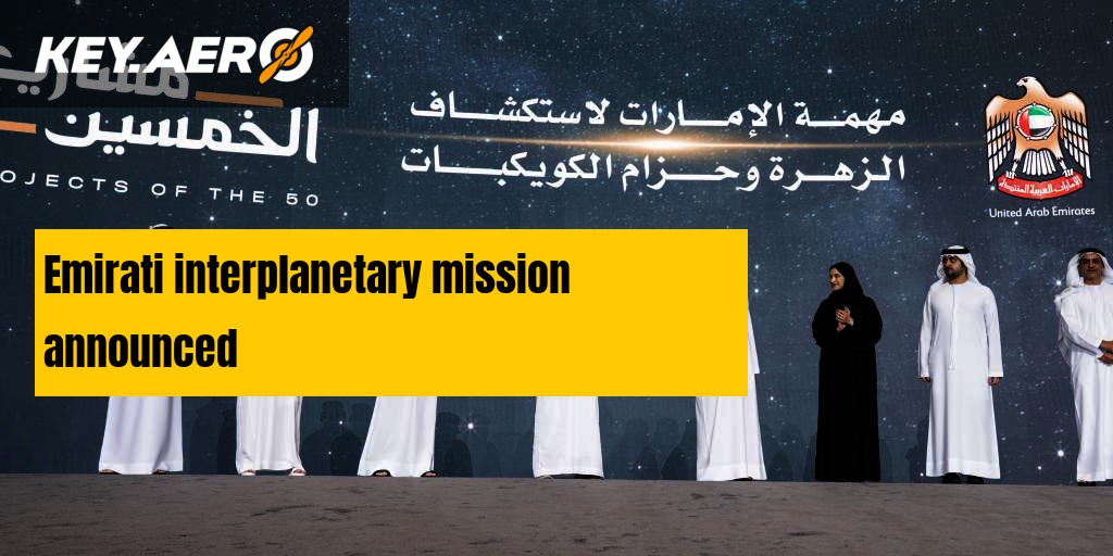 Emirati interplanetary mission announced