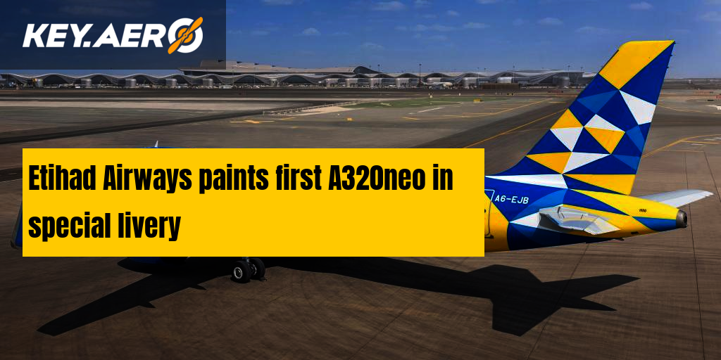Etihad Airways paints first A320neo in special livery