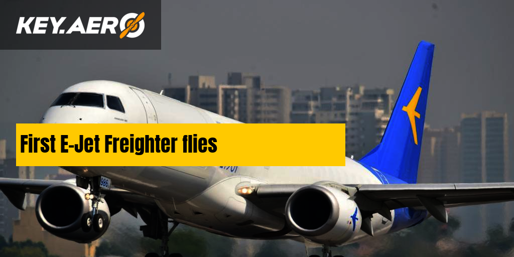 First E-Jet Freighter flies