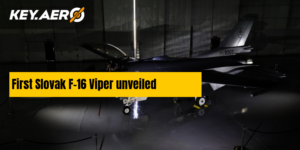 First Slovak F-16 Viper unveiled