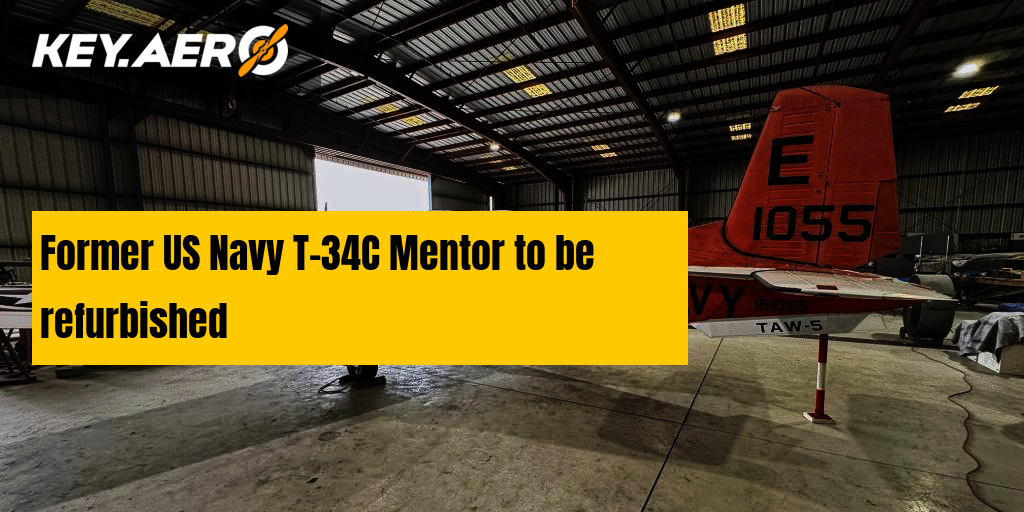 Former US Navy T-34C Mentor to be refurbished
