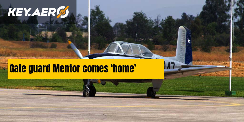 Gate guard Mentor comes home