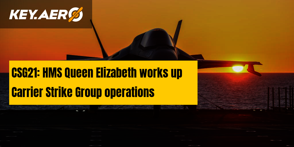 HMS Queen Elizabeth works up Carrier Strike Group