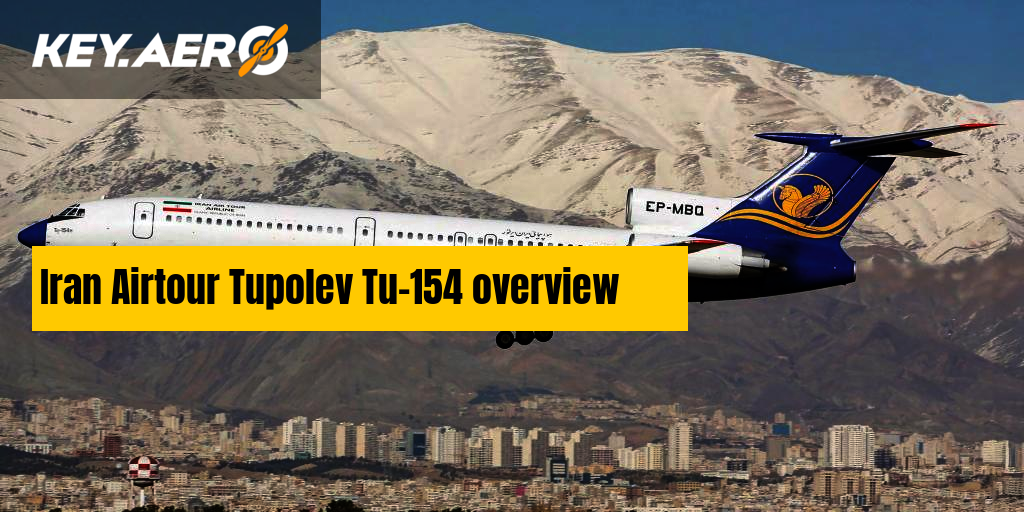 Iran Airtour Tupolev Tu-154 overview