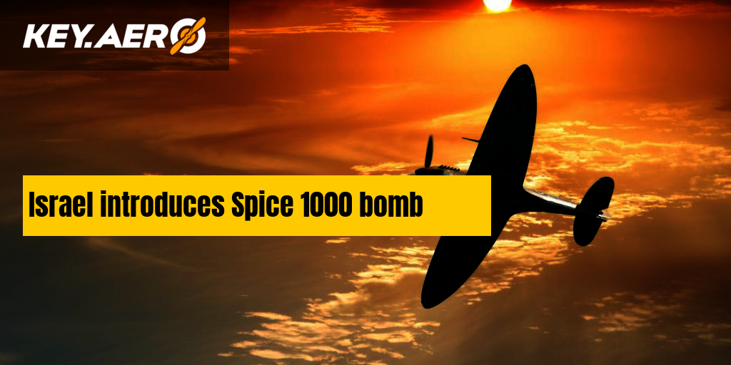 Israel introduces Spice 1000 bomb