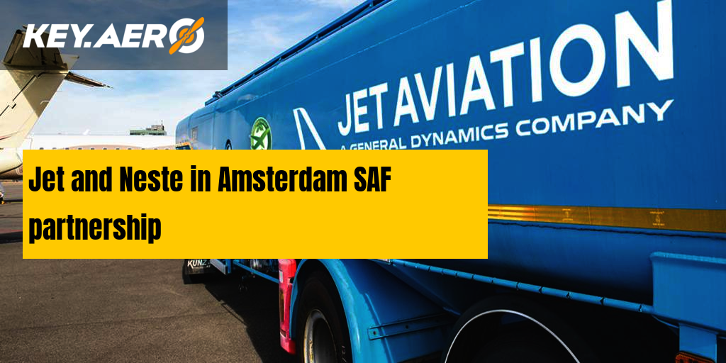 Jet and Neste in Amsterdam SAF partnership