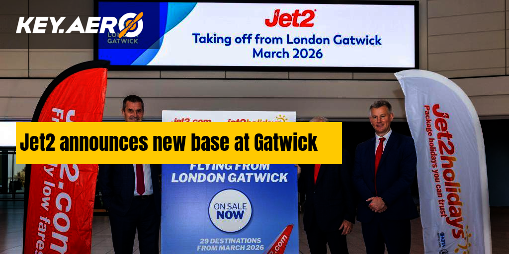 Jet2 announces new base at Gatwick