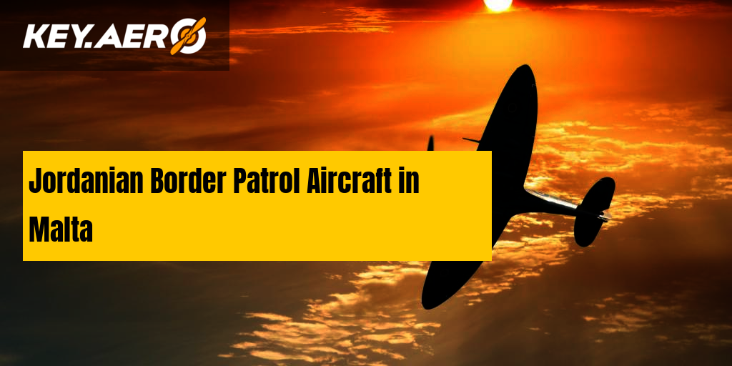 Jordanian Border Patrol Aircraft in Malta