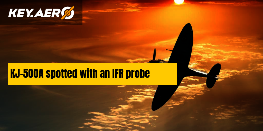 KJ-500A spotted with an IFR probe