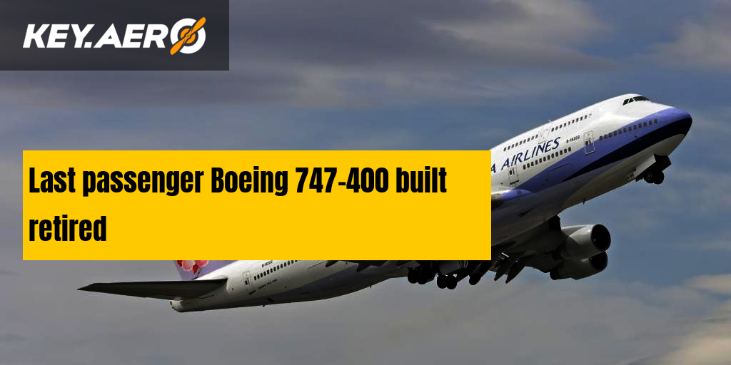 Last passenger Boeing 747-400 built retired