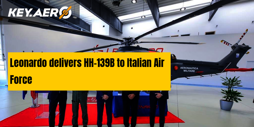 Leonardo delivers HH-139B to Italian Air Force