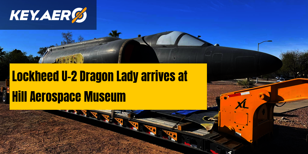 Lockheed U-2 Dragon Lady arrives at Hill Aerospace Museum