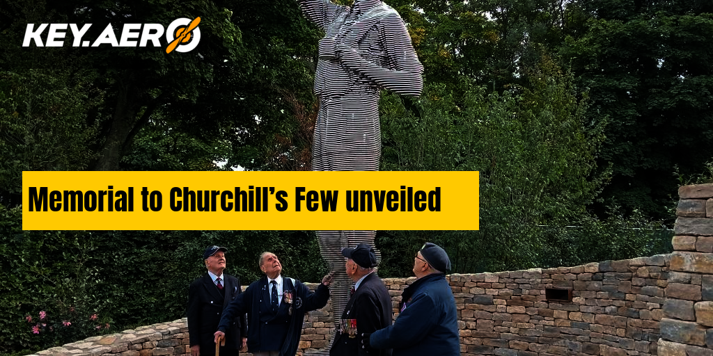 Memorial to Churchill's Few unveiled