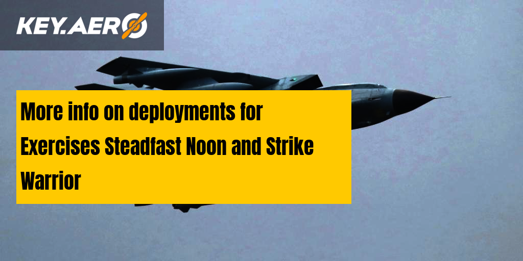 More info on deployments for Exercises Steadfast Noon and