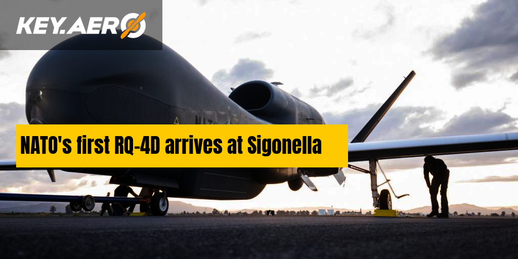 NATO's first RQ-4D arrives at Sigonella