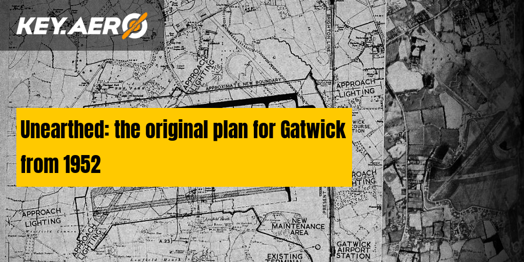 Unearthed: the original plan for Gatwick from 1952