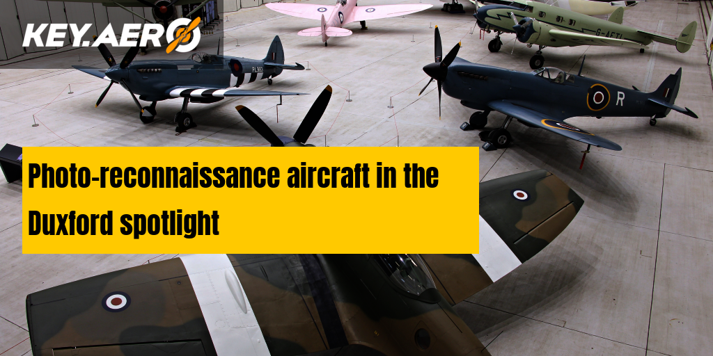 Photo-reconnaissance aircraft in the Duxford spotlight