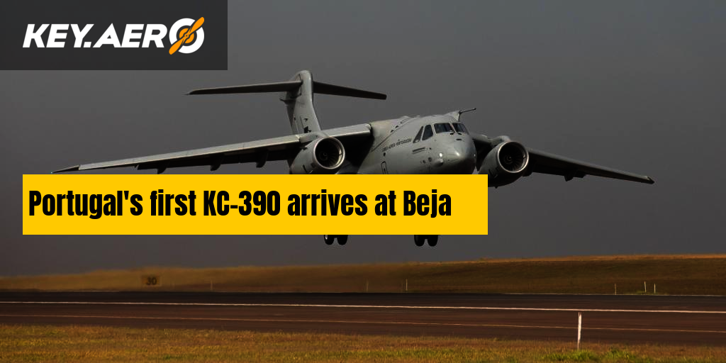 Portugal's first KC-390 arrives at Beja