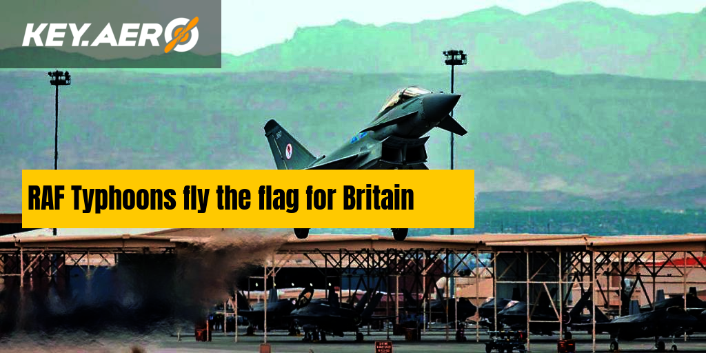 RAF Typhoons fly the flag for Britain