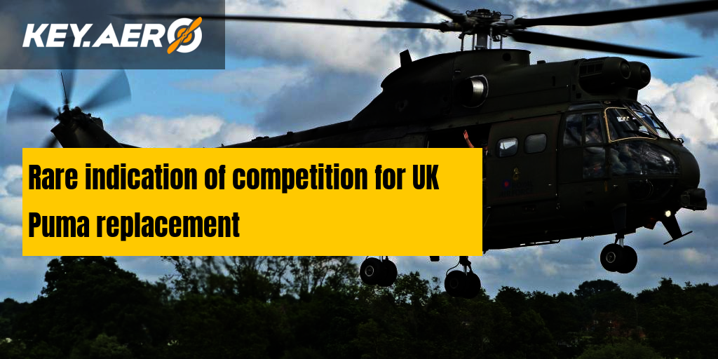 Rare indication of competition for UK Puma replacement