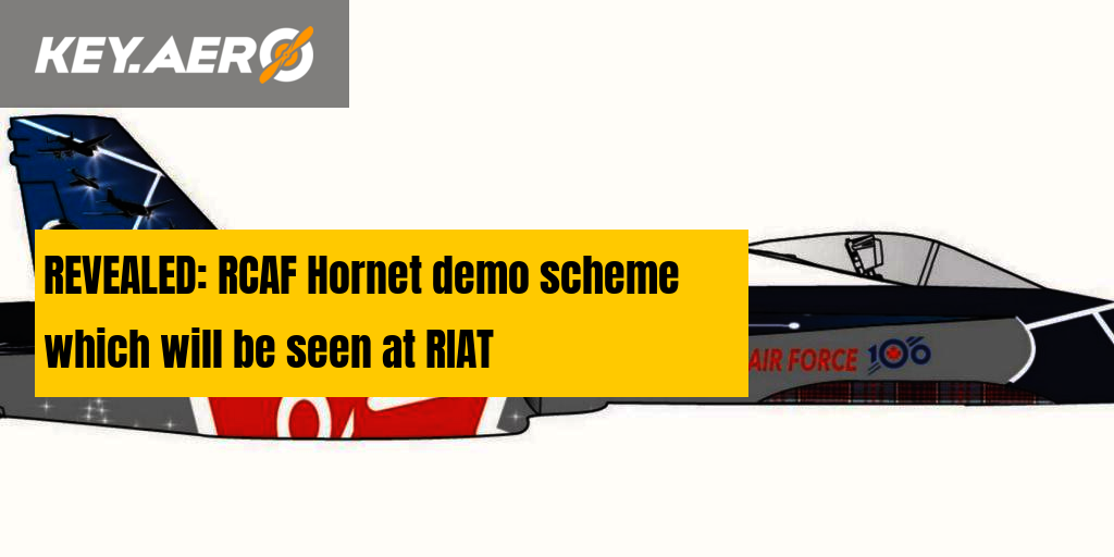 RCAF Hornet display scheme which will be seen at RIAT
