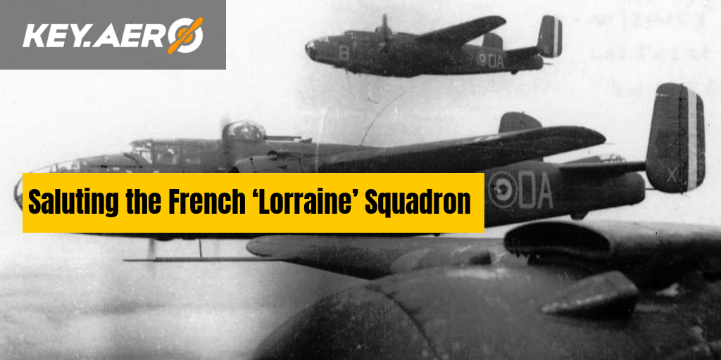 Saluting the French 'Lorraine' Squadron