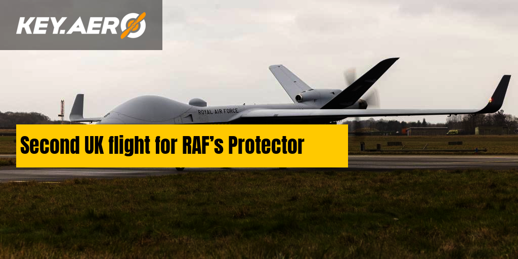 Second UK flight for RAF’s Protector
