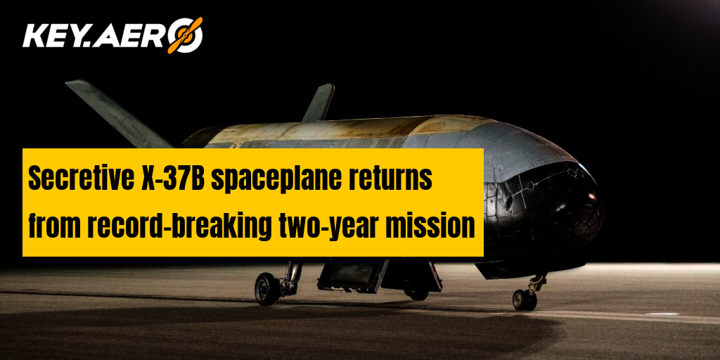 Secretive X-37B spaceplane returns from record-breaking