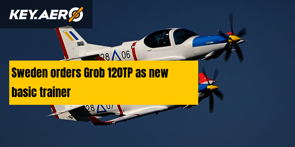 Sweden orders Grob 120TP as new basic trainer