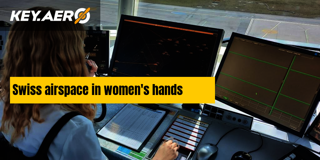 Swiss airspace in women's hands