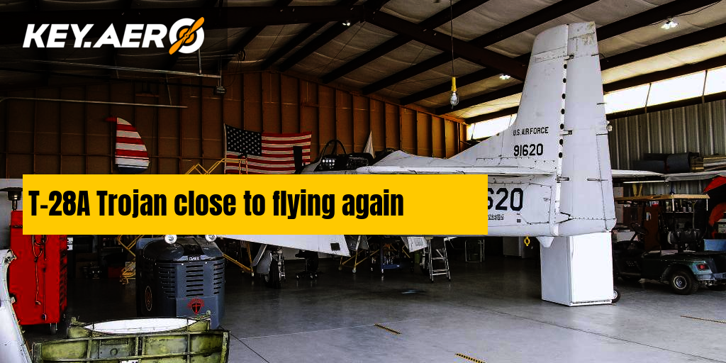 T-28A Trojan close to flying again