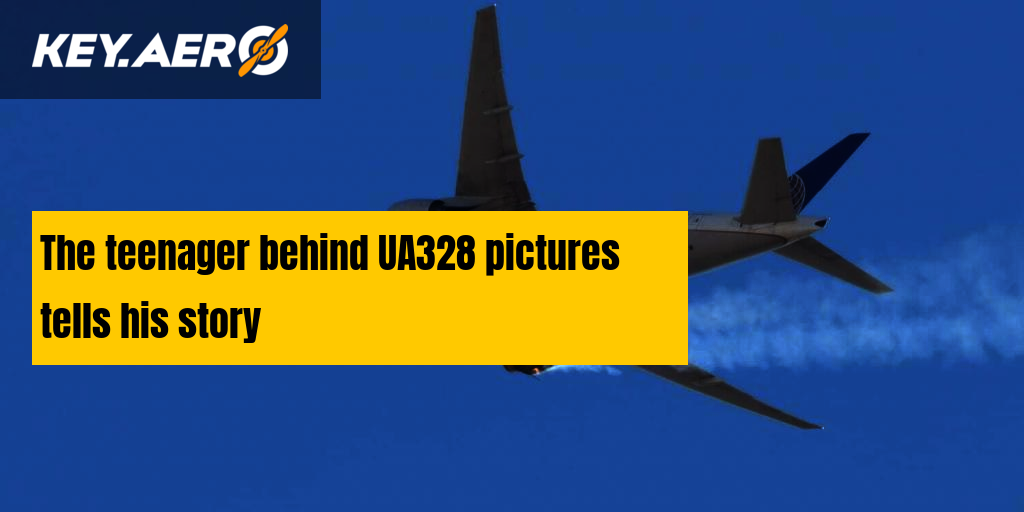 The teenager behind UA328 pictures tells his story