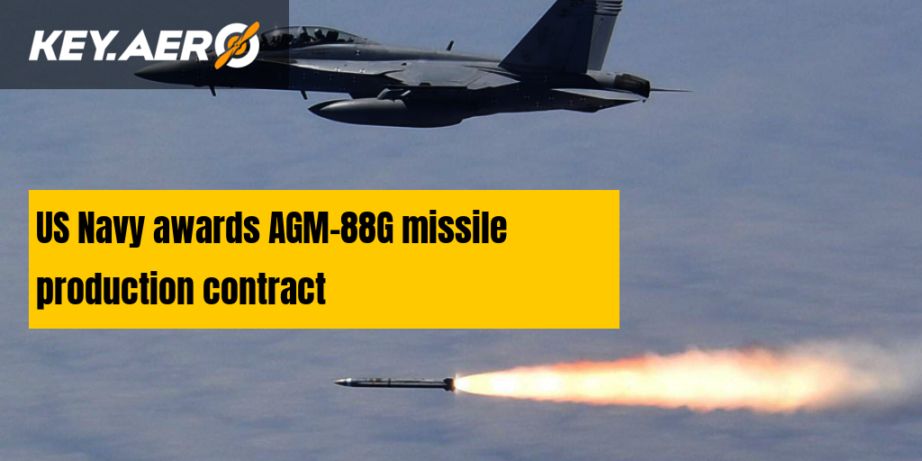 US Navy awards AGM-88G missile production contract